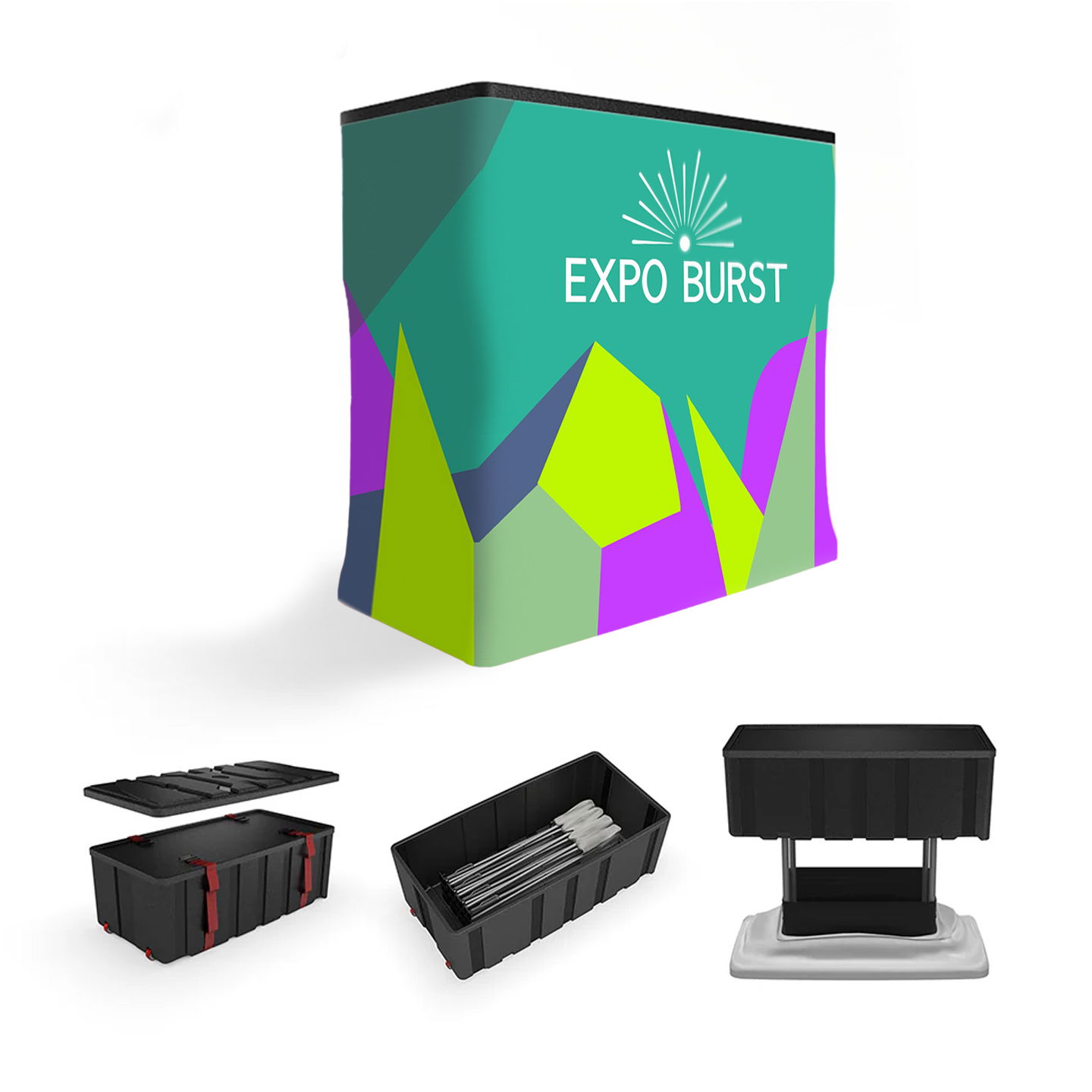 Case to Counter | Display Counter | Trade Show Shipping Case